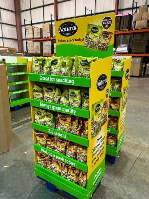 Bespoke printed POS display example for shop floor - Avenue Printing